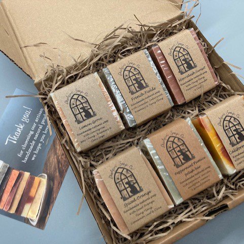 6 Soaps Gift Box - Durham Soap Company