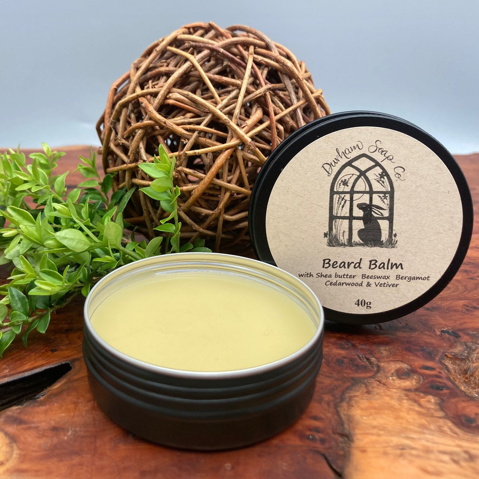 Beard Balm - Cedarwood Bergamot & Vetiver - Durham Soap Company