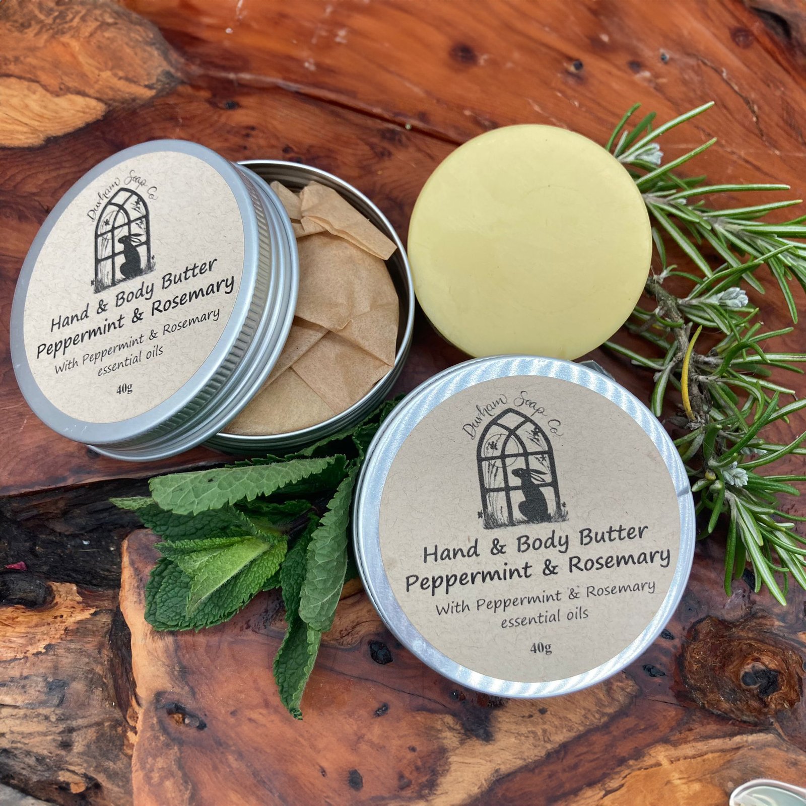 Hand and Body Butter - Peppermint and Rosemary - Durham Soap Company